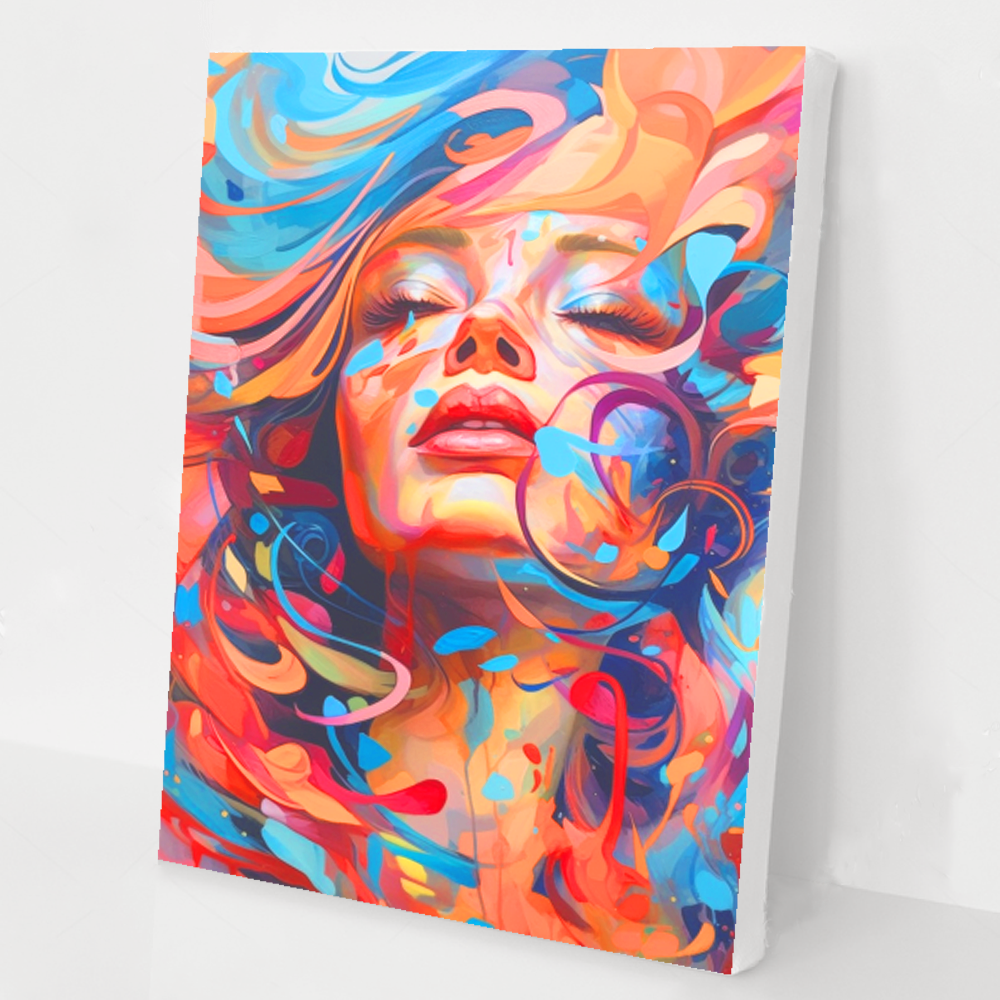 Abstract Female Portrait kit – Paint Plot