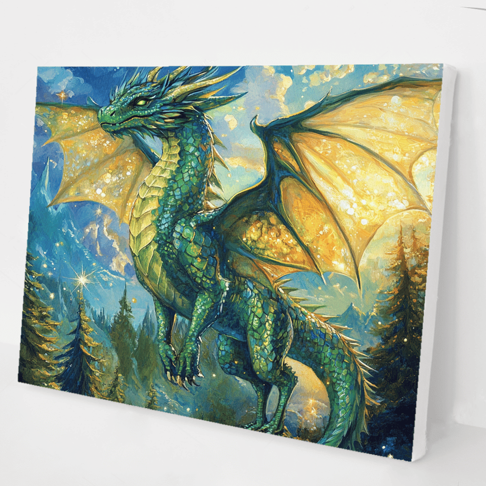 Emerald Dragon Reign kit – Paint Plot