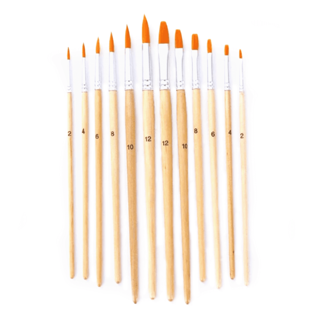12pcs Variety Brush Set – Paint Plot